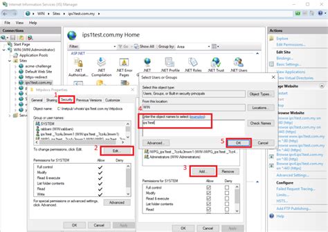 How To Connect To A Site In Information Services Iis As A Normal User