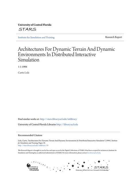 Dynamic Terrain Generation Algorithms