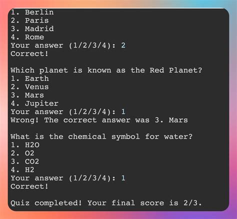 Python Project Build A Simple Quiz Game By Ardit Sulce