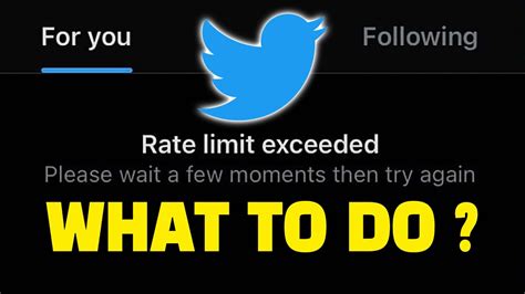 Twitter Down ? Twitter Rate Limit Exceeded 100% FIX How To Fix Twitter ...