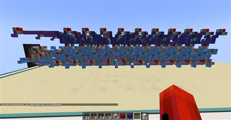 a 0 tick 7 segment display that accepts binary as input r redstone