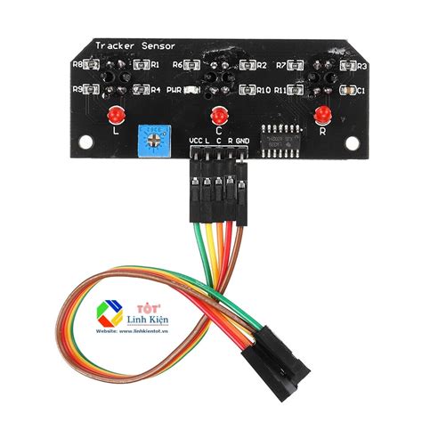 Module Dò Đường Tcrt5000 3 Kênh Làm Xe Robot Tracker Sensor