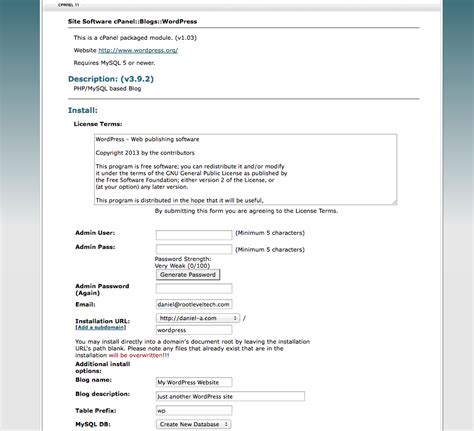 how to install wordpress with one click hostandstore