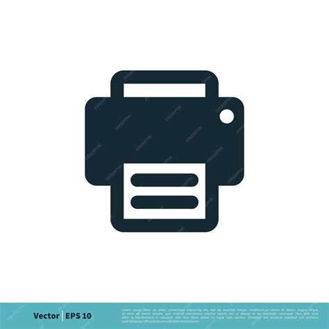 Premium Vector Printer Icon Vector Logo Template Illustration Design Vector Eps 10
