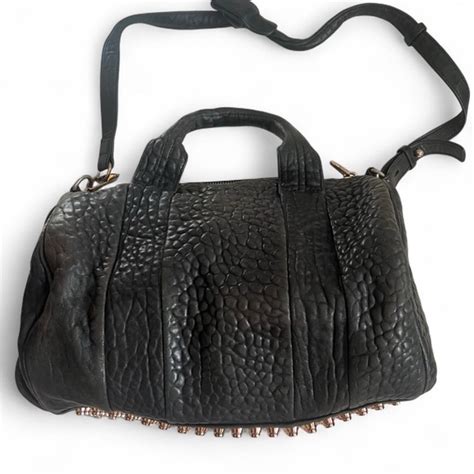 Alexander Wang Bags Alexander Wang Black Studded Leather Duffle Bag