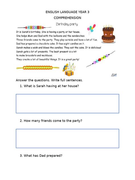 Comprehension Hlp Yr 3 Pdf