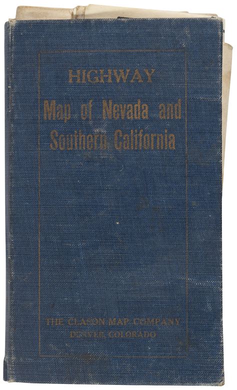 Map Of Nevada And Southern California 1907