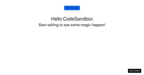 React Codesandbox