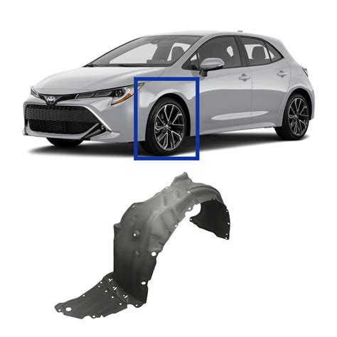 2019 2023 Toyota Corolla Hatchback Front Driver Side Fender Liner Xse