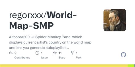 GitHub Regorxxx World Map SMP A Foobar UI Spider Monkey Panel Which Displays Current