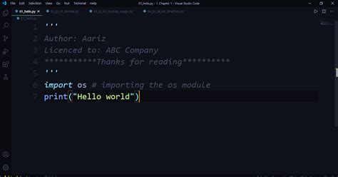 1 Modules Comments And Pip In Python