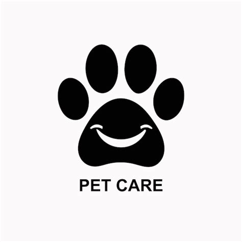 Premium Vector Pet Logo On White Background
