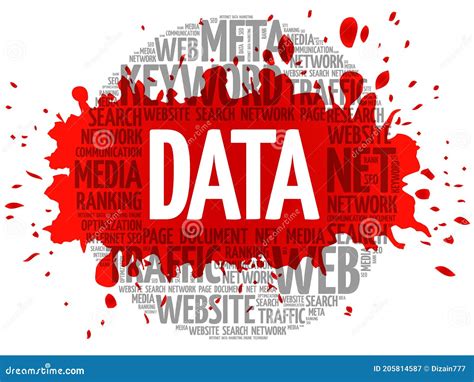 DATA Word Cloud Stock Illustration Illustration Of Information