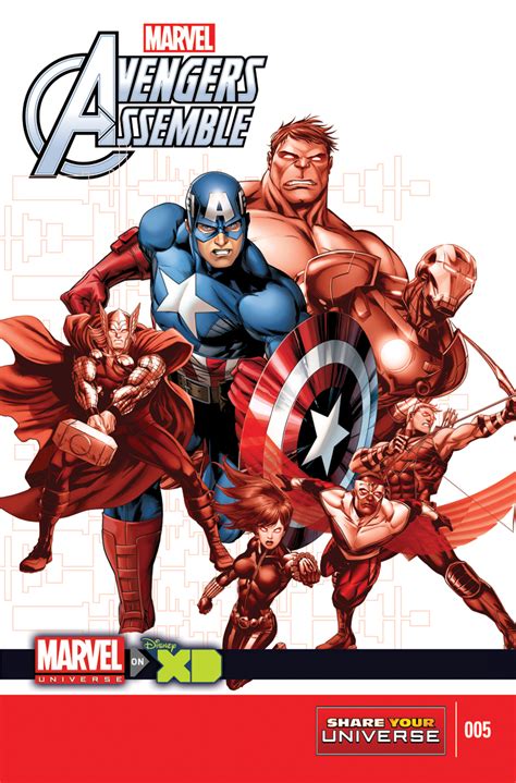 Marvel Universe Avengers Assemble 2013 5 Comic Issues Marvel