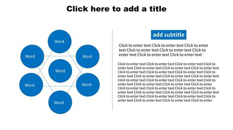 Blue And White Graphic Diagram Of Hexagonal Structure Google Slide Theme And Powerpoint Template