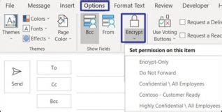 Office Message Encryption To Secure Emails Sent Externally