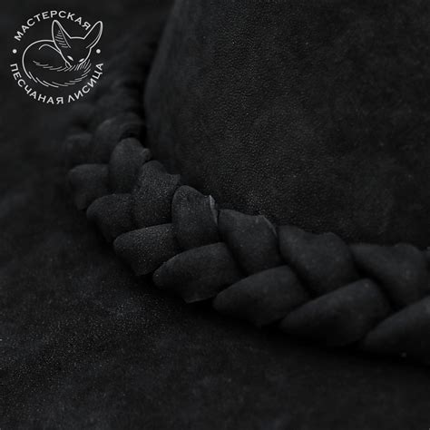 Австралийская шляпа из кожи в черном цвете | Пикабу