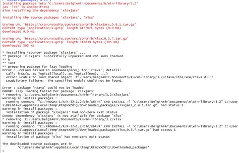 Error In Library Xlsx Xlsx Is Not A Valid Installed Package At Kristina