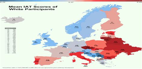 This Map Shows What White Europeans Associate With Race And It Makes