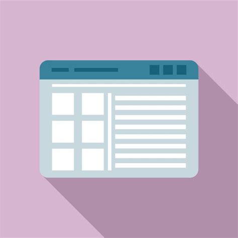 Browser Site Icon Flat Vector Window Bar 15111278 Vector Art At Vecteezy