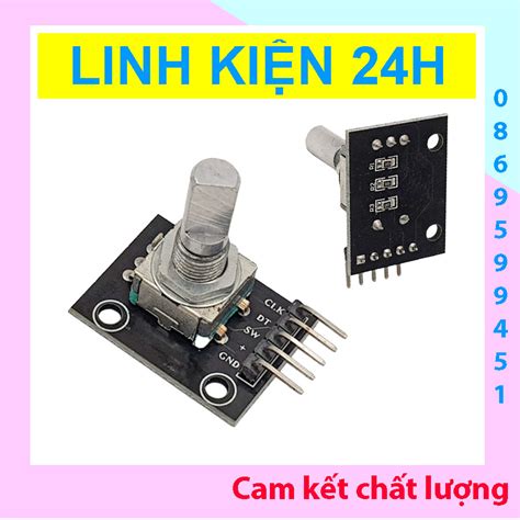 Mạch Volume Xoay Rotary Encoder 360 Độ Ky 040 Linh Kiện Điện Tử 24h