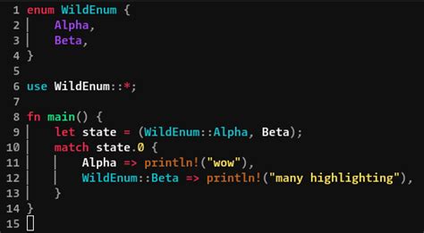 Rust Enum Variants Without Their Enum Prefixed Have An Incorrect