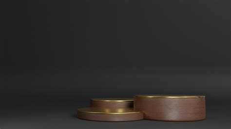 3d 제품은 기하학적 플랫폼이 있는 연단 장면을 표시합니다 3d 실린더 스탠드 연단 상업적 배경 현대적인 미니멀 디자인의