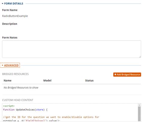 How To Disable Specific Checkbox Or Radio Button Options In A Form
