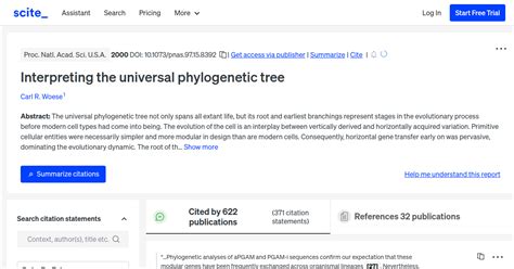 Interpreting The Universal Phylogenetic Tree