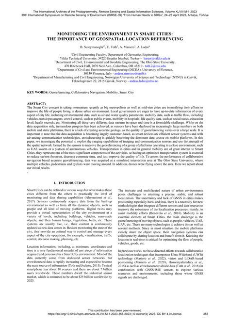 Pdf Monitoring The Environment In Smart Cities The Importance Of Pdf Monitoring The Environment In Smart Cities The Importance Of