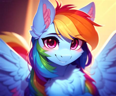 Mlp Neuroart Rainbow Dash Рэйнбоу Дэш Mlp Art Mane 6 My