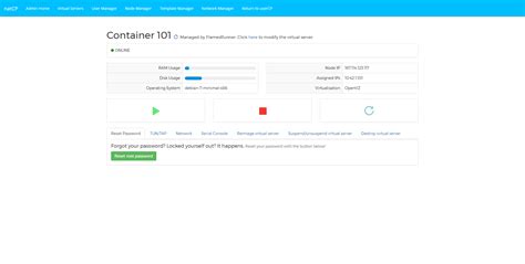 Github Flamesrunner Natcp A Free Open Source Openvz Panel