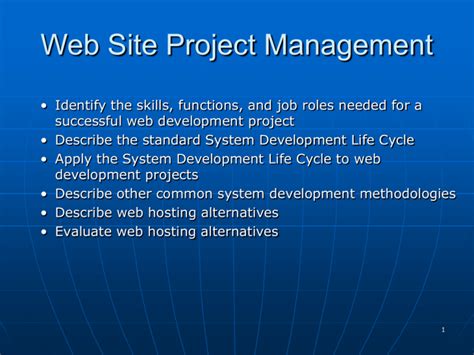 Project Managment Lecture