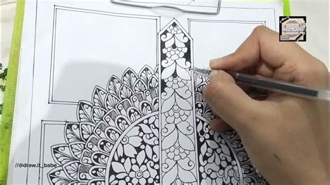 How To Draw A Mandla Art Mandla Art Tutorial Mandla Art Ideas Youtube