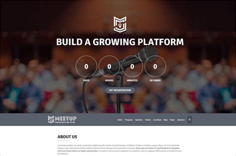 14 Event Bootstrap Themes And Templates Free And Premium