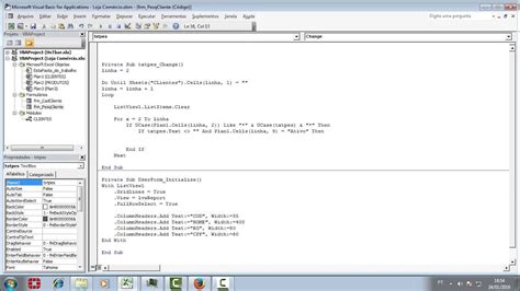 aula8 excel com vba loja comÉrcio cadastro de clientes youtube
