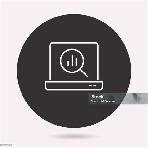 Analyse De Donnéesicône Vectorielle Illustration Isolée Pictogramme Simple Vecteurs Libres De