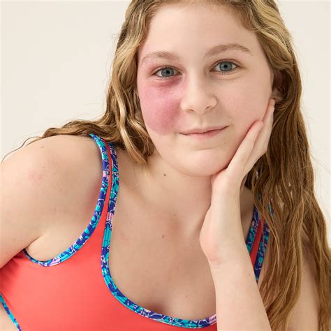 Teen Swimwear Crop Top Pink Coral Modibodi Modibodi Eu