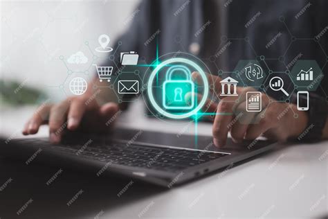 Premium Photo Security And Privacy Concepts For Data The Lock Symbol And Internet Network