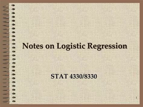 Ppt Binary Logistic Regression Analysis And Applications Powerpoint