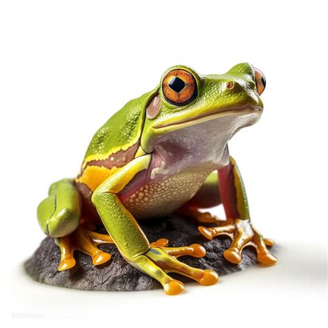 Premium Photo Tree Frog On White Background