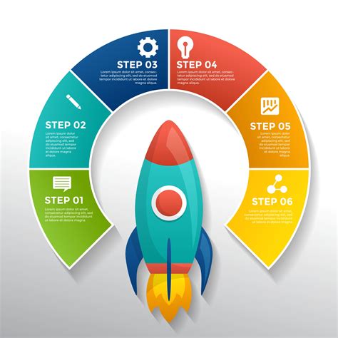 Infographic Progress Template 2997943 Vector Art At Vecteezy