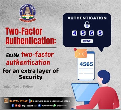 Enable Two Factor Authentication For Tamil Nadu Police