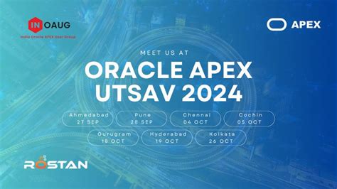 Oracleapex Digitalinnovation Apexutsav Rostantechnologies Digitaltransformation Rostan