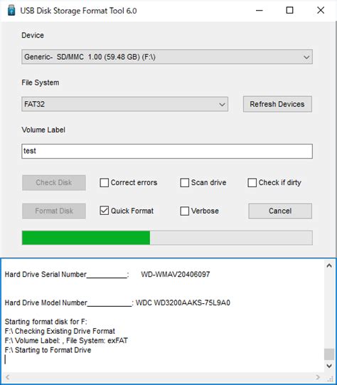 Usbドライブをfat Fat32 Exfat Ntfsでフォーマットできるソフト「usb Disk Storage Format Tool」 フリーソフトラボ Com