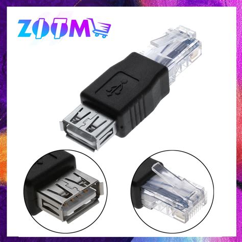 Ethernet RJ Male To USB Female Connector Converter Adapter Shopee Malaysia