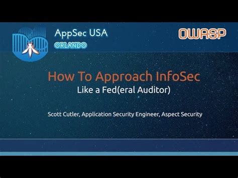Free Video How To Approach Infosec Like A Federal Auditor 5 Key Security Principles From