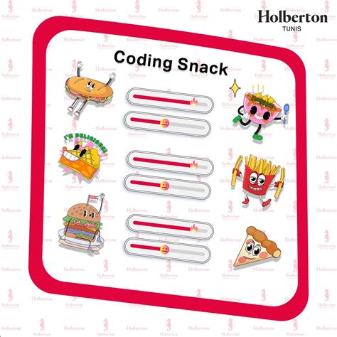 Whats Your Favorite Coding Snack Holberton School Tunis Posted On
