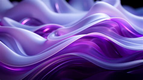 Abstract Purple Waves Wallpaper Ultra Hd 4k Background For Desktop And