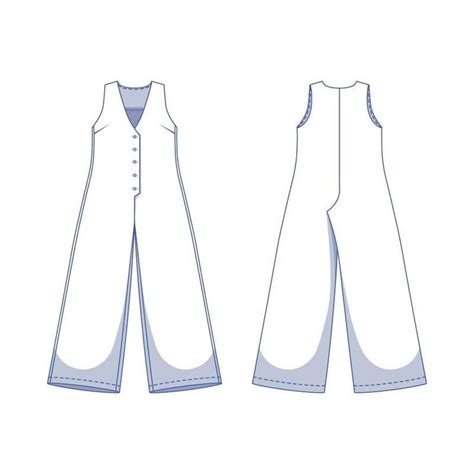 Felicia Jumpsuit Sewing Pattern Fibre Mood Jumpsuit Pattern